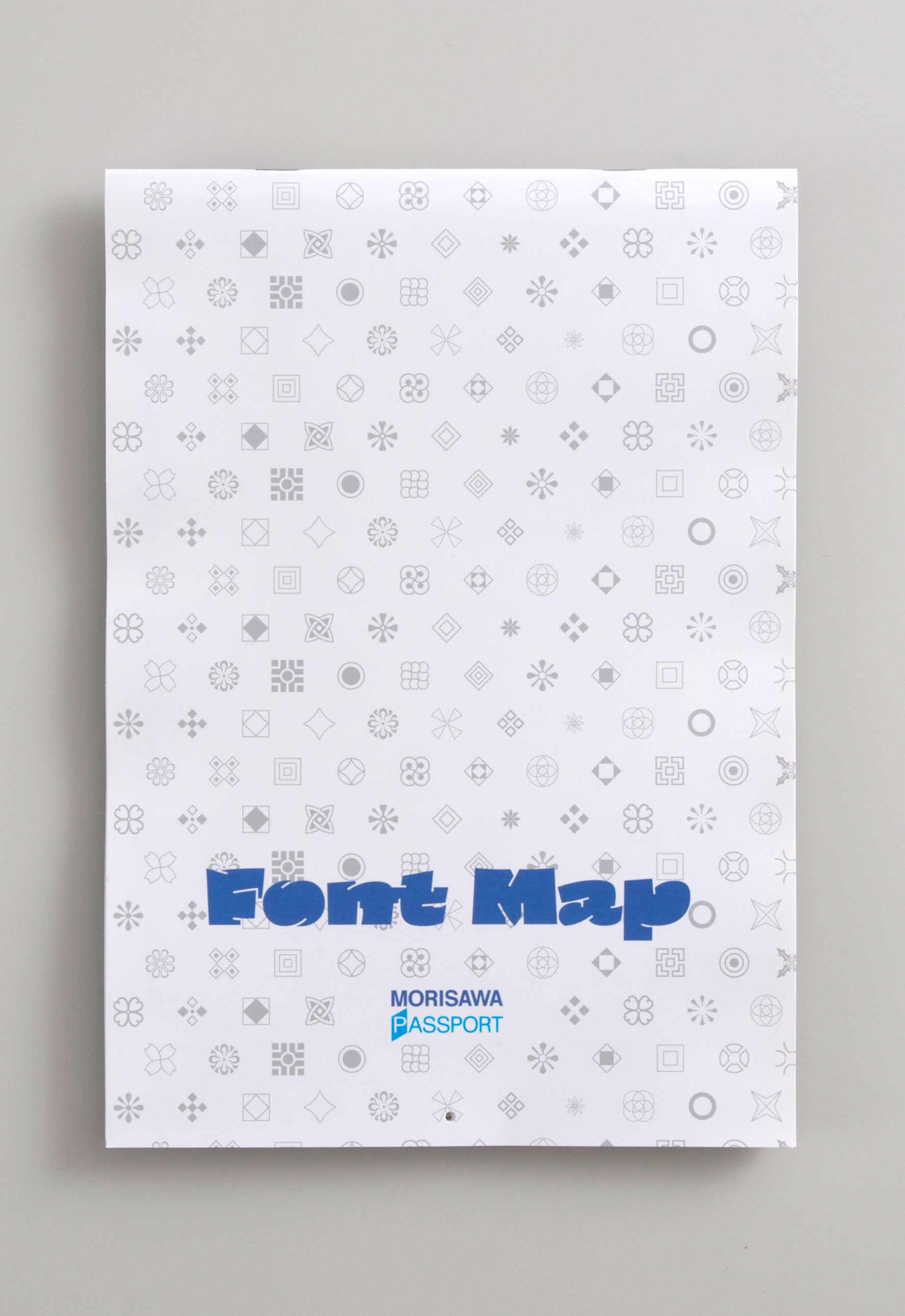 MORISAWA PASSPORT Font Map | LampLighters Label